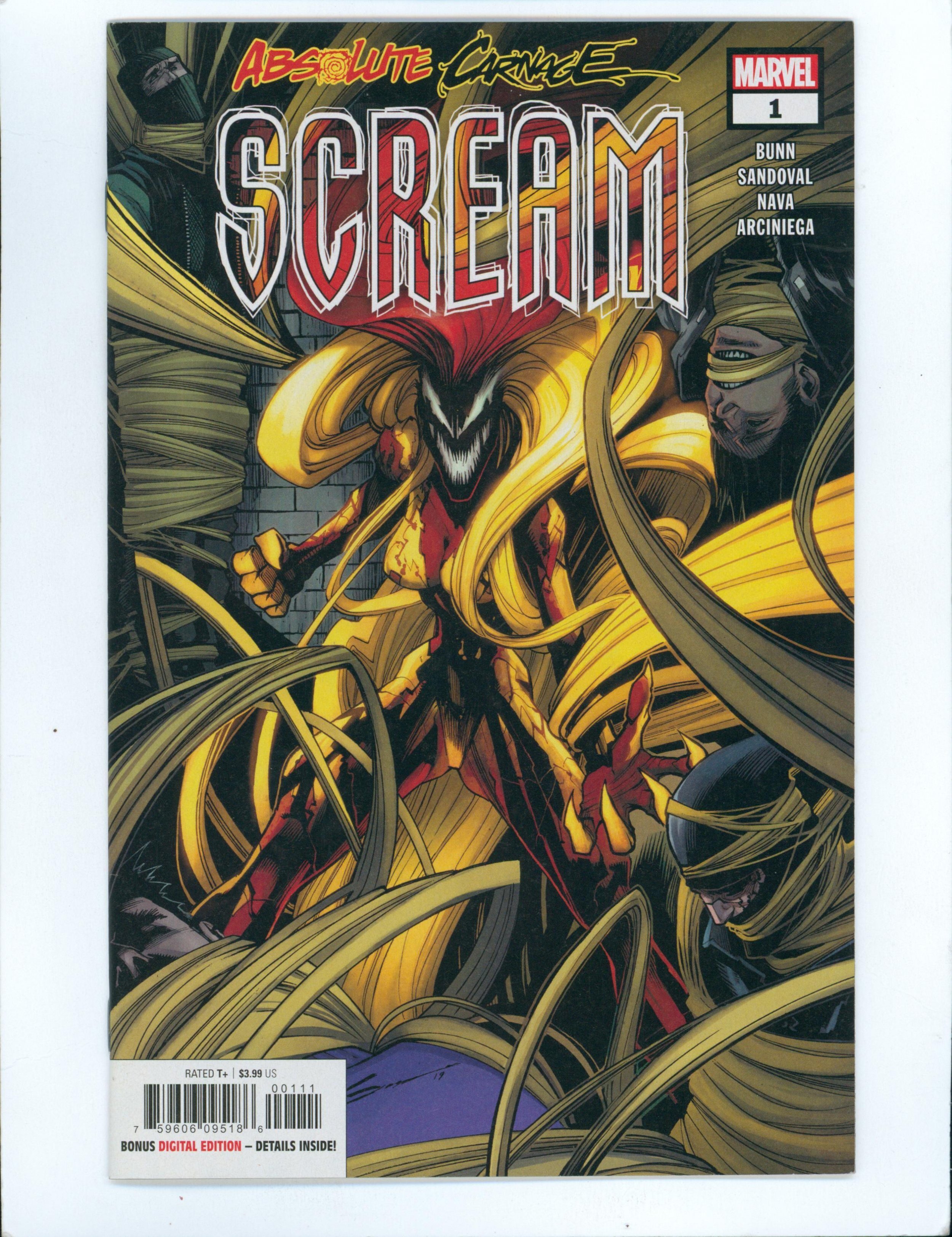 Absolute Carnage: Scream #1 1st app of Patricia Robertson as Scream ...