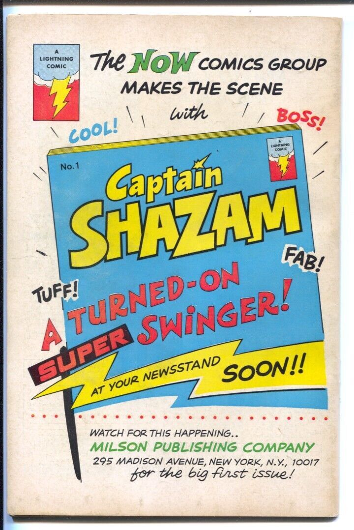 Fatman The Human Flying Saucer #2 1967-CC Beck-Otto Binder-flying ...