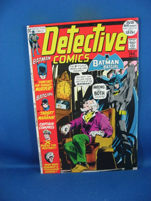 Detective Comics 420 VF Batman Batgirl 1972 | Comic Books - Bronze Age ...