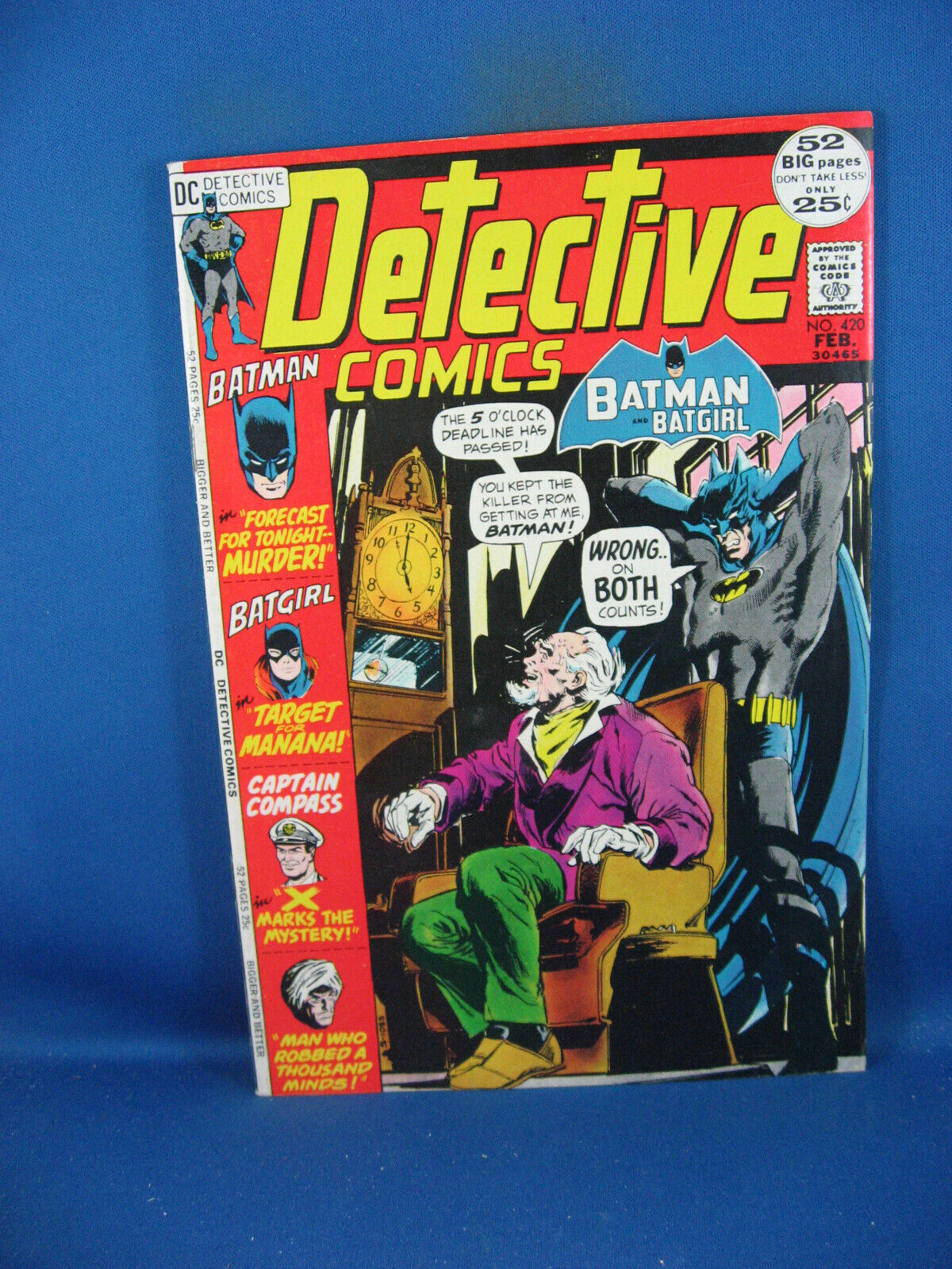 Detective Comics 420 VF Batman Batgirl 1972 | Comic Books - Bronze Age ...