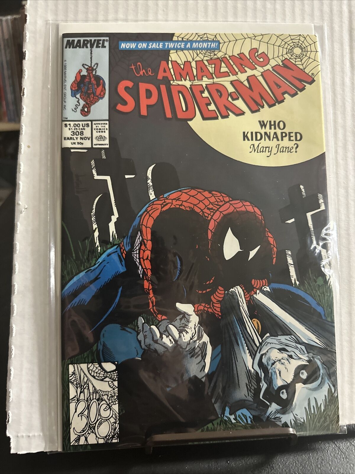 Amazing Spider-Man 308 Taskmaster Silver Sable Todd McFarlane MCU ...