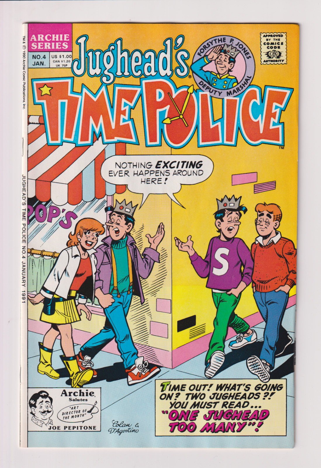 Archie Comic Series! Jughead's Time Police! Issue #4! | Comic Books ...