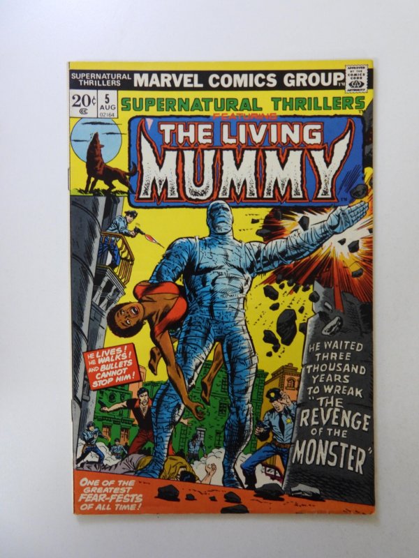 Supernatural Thrillers #5 1st appearance of The Living Mummy FN/VF ...
