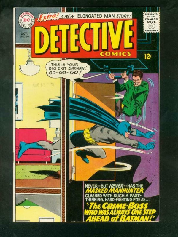 Detective Comics #344 1965-Batman-Robin-Glossy-Hi Grade VF+ | Comic ...