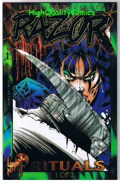 RAZOR #11, NM+, Tim Tyler, Everette Hartsoe, 1994, more indies in store ...