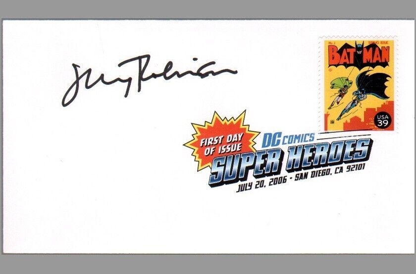 Batman #1 DC Comics Super Heroes USPS FDI Art Stamp Signed by Jerry ...