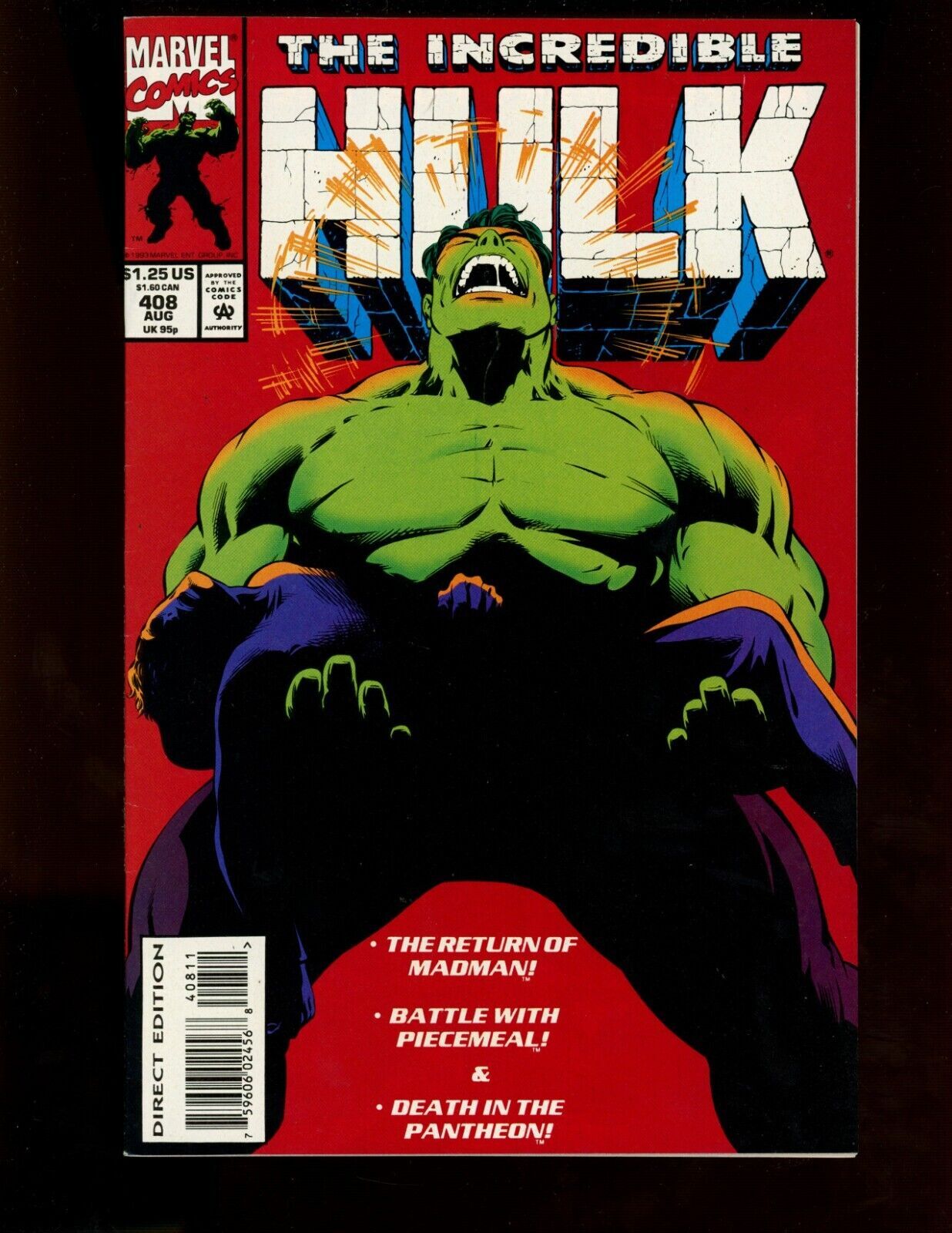 (1993) The Incredible Hulk #408 - "A SINKING FEELING" (8.0/8.5) | Comic ...