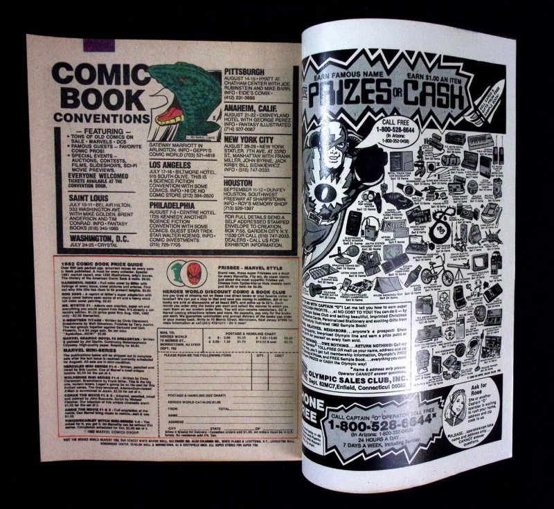 DAREDEVIL #187 Oct 1982 Black Widow Classic Frank Miller white Cover ...