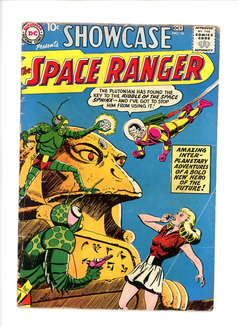 Showcase #16 1958 VG 2nd Appearance of Space Ranger! | Comic Books ...