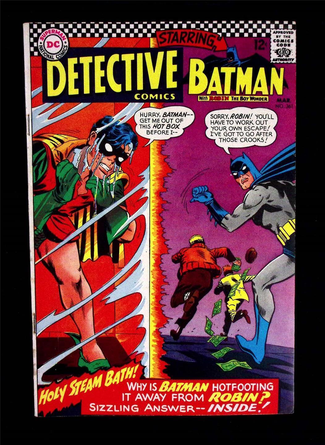 Detective Comics #361 March 1967 Batman Robin Elongated Man vg/f Hot ...