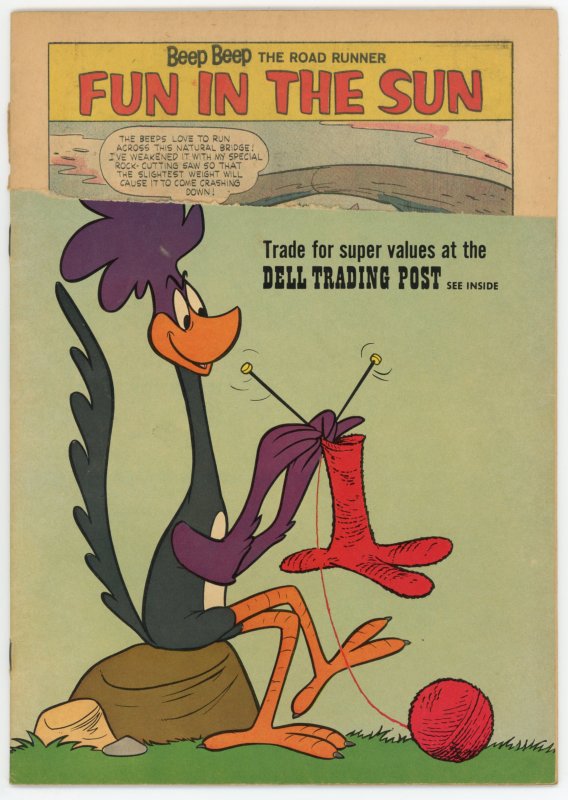 Beep Beep the Road Runner #9 Silver Age Dell 1962 Wile Coyote Looney ...