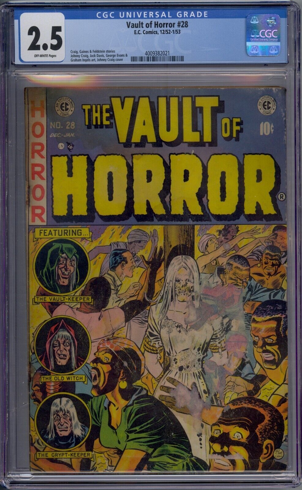 Vault of Horror #28 CGC 2.5 E.C. Comics Jack Davis | Comic Books ...