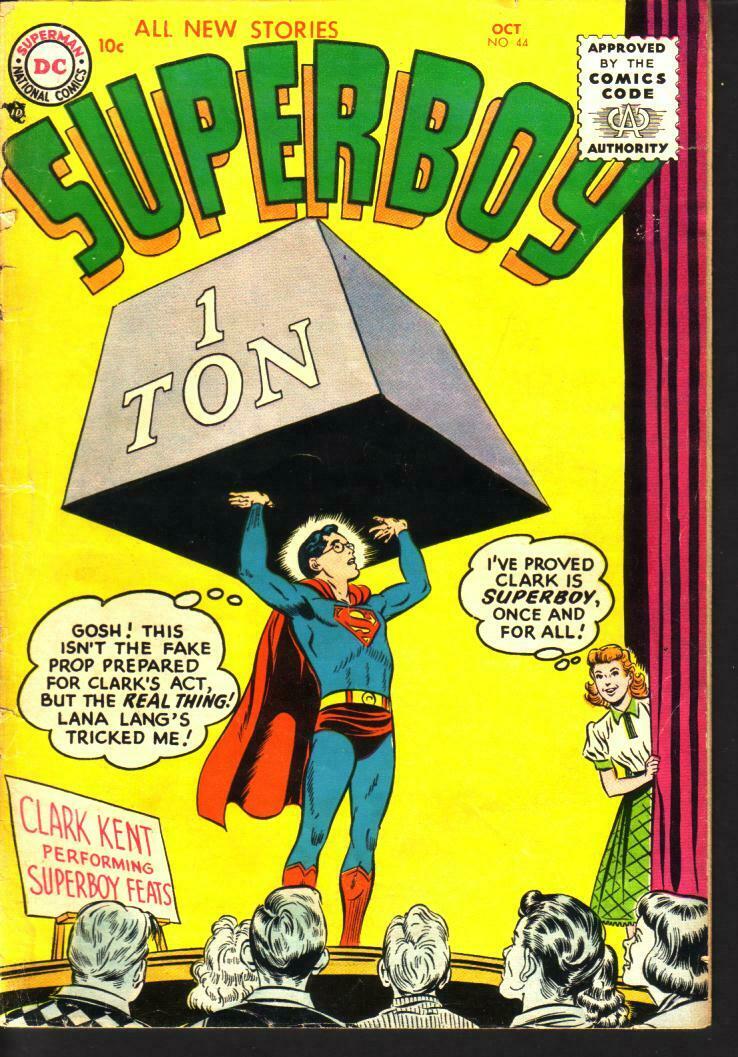 Superboy Comic Book Covers