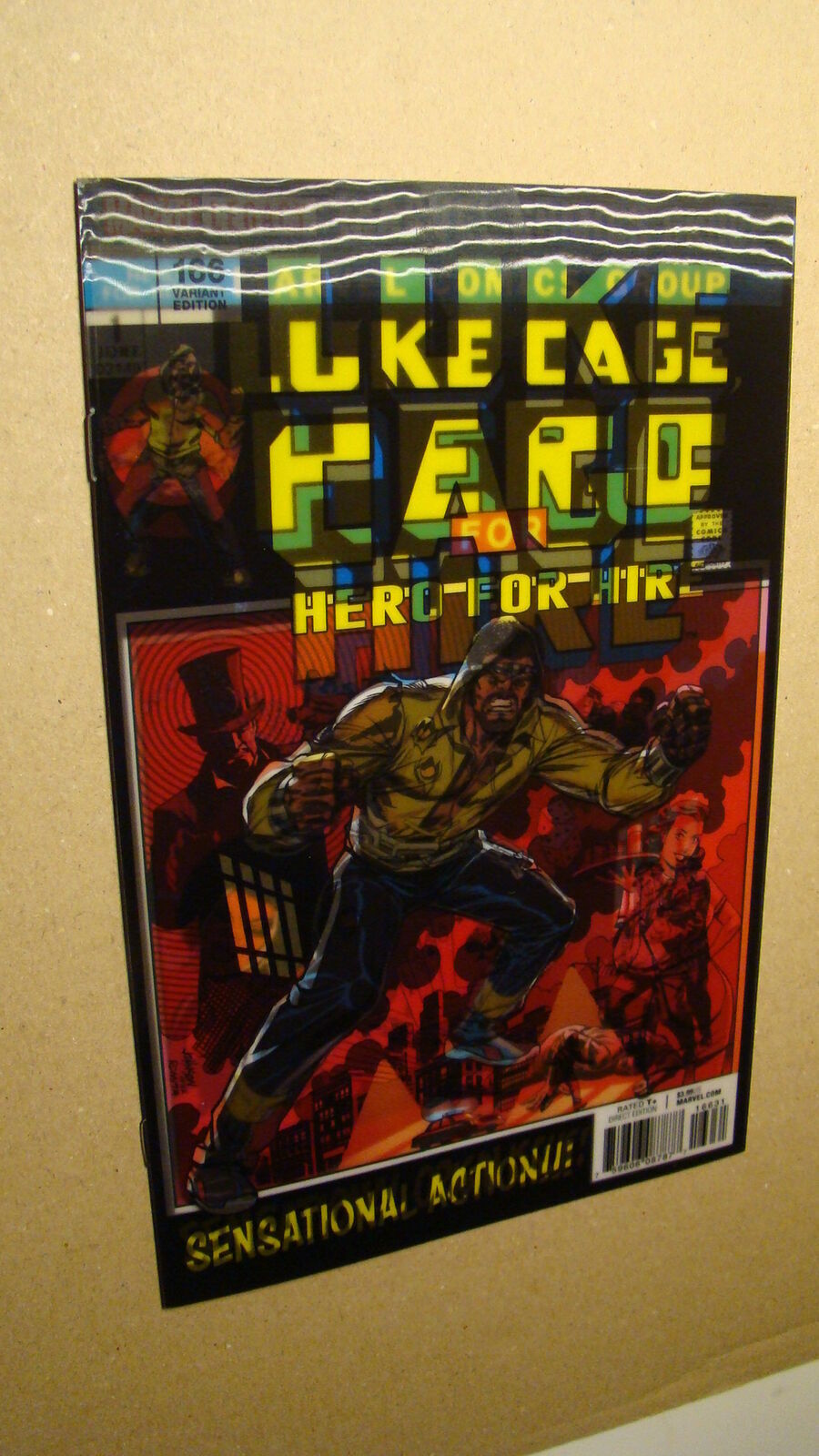 Lenticular Cover - Luke Cage 1 *NM/MT 9.8* Origin Hero for Hire Marvel ...