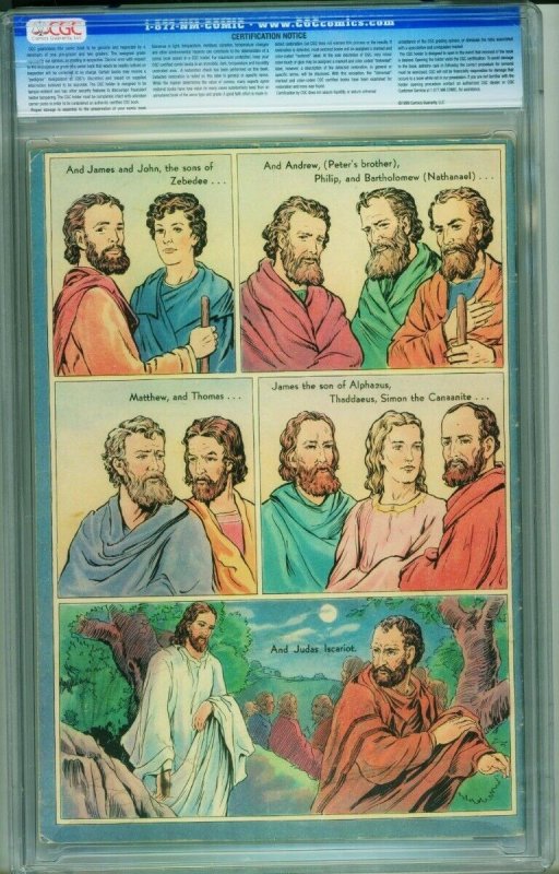 Life of Christ Visualized #1 CGC 4.0 1942 Birth of Jesus comic ...