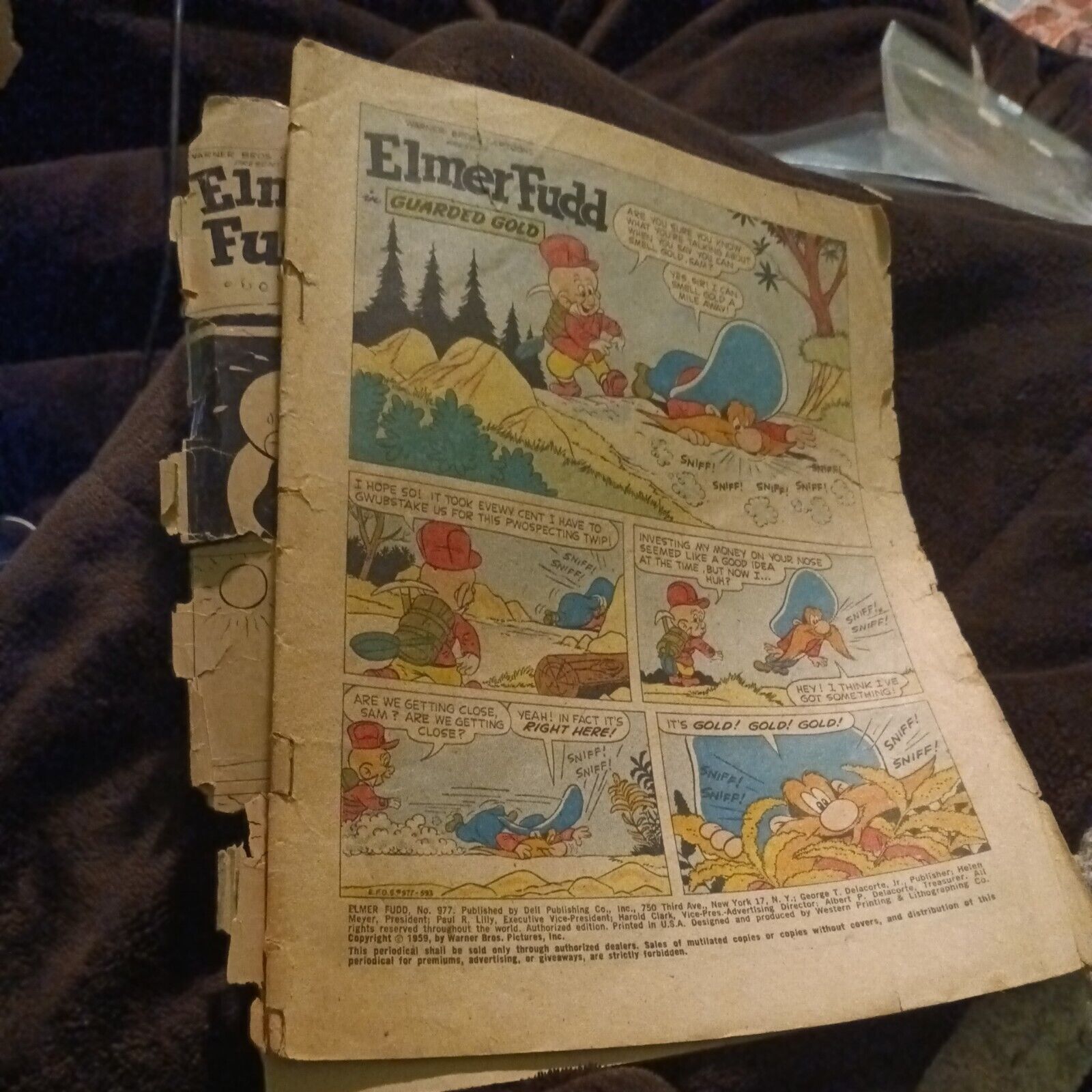 Four Color 888 977 1081 Elmer Fudd Dell Comics Lot Run Set Collection ...