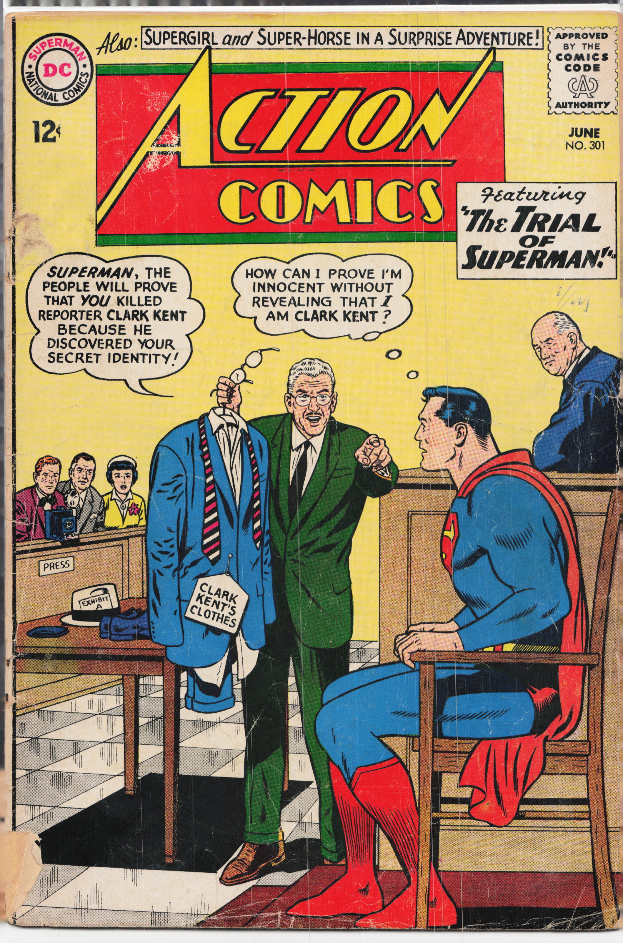 Action Comics #301 (1963) Superman | Comic Books - Silver Age, DC ...
