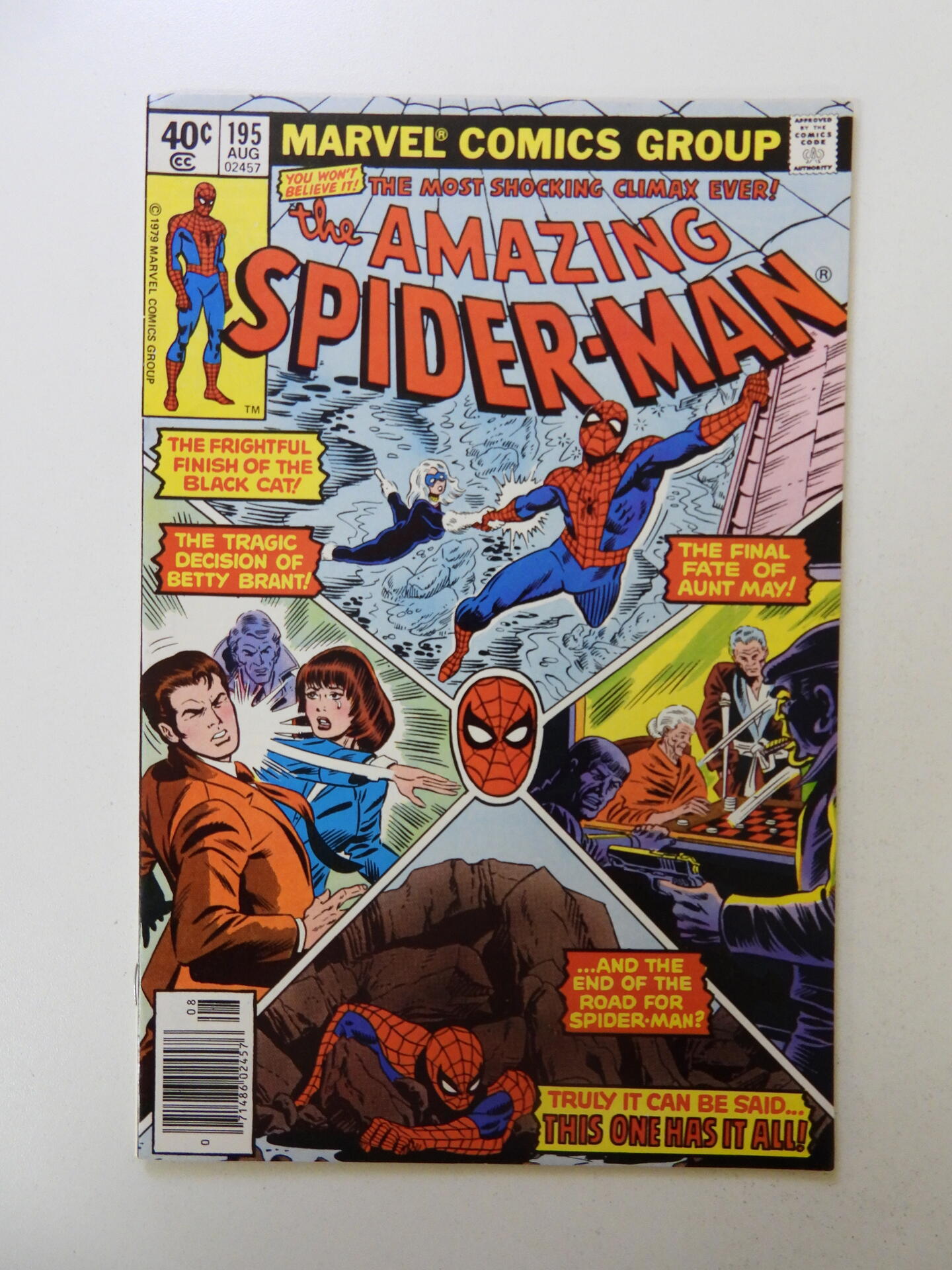The Amazing Spider-Man #195 (1979) 2nd appearance of Black Cat VF ...