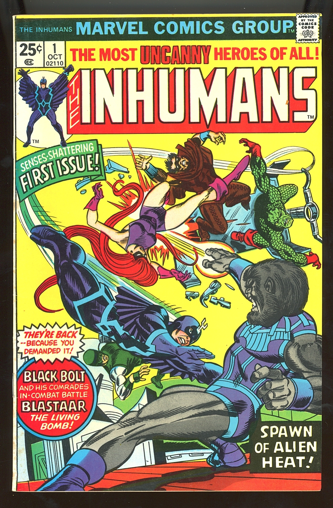 The Inhumans #1 (1975) | Comic Books - Bronze Age, Marvel, Inhumans ...