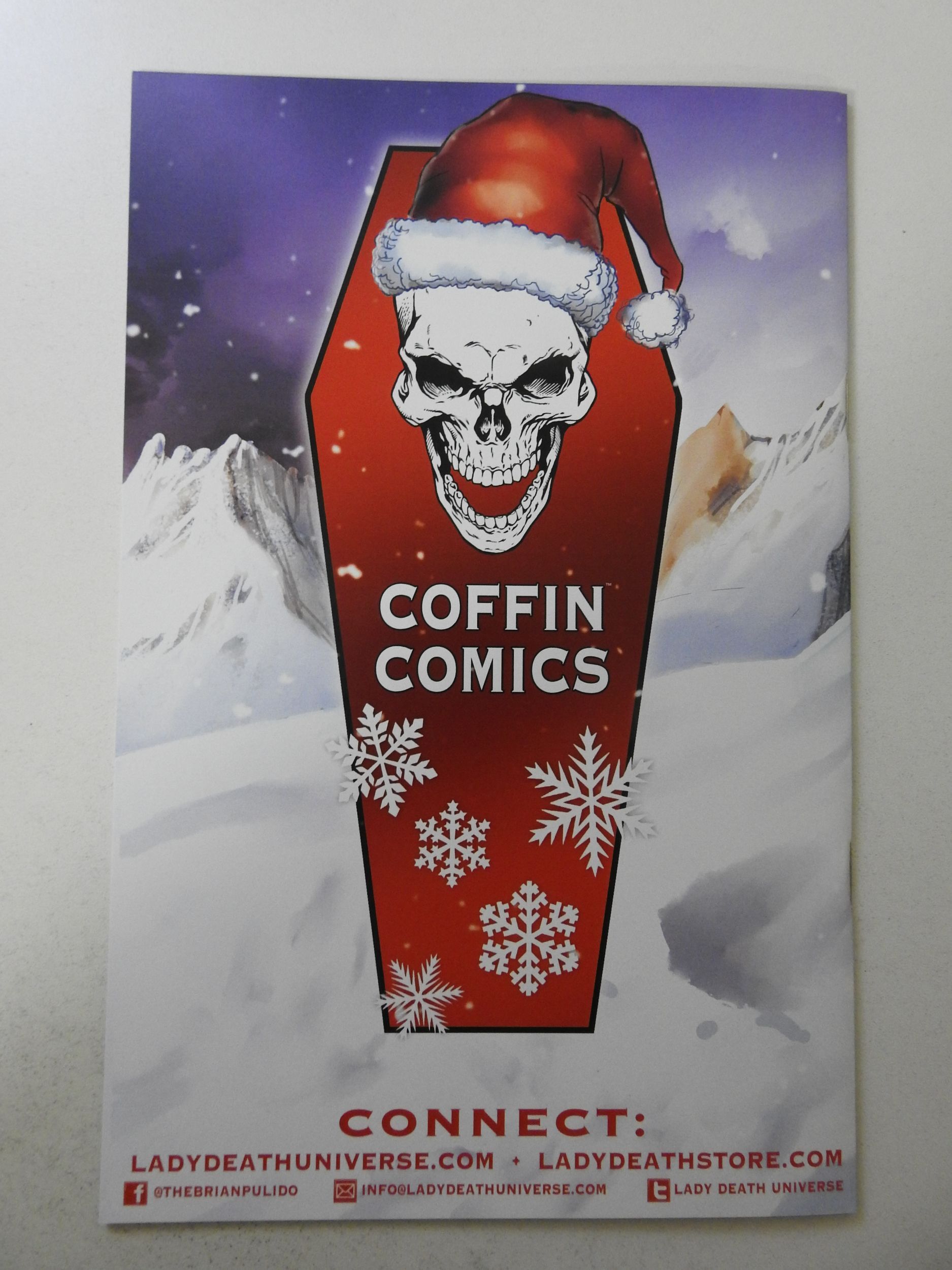 Lady Death Pin Ups #1 Holidays Edition NM Condition! Signed W/ COA ...