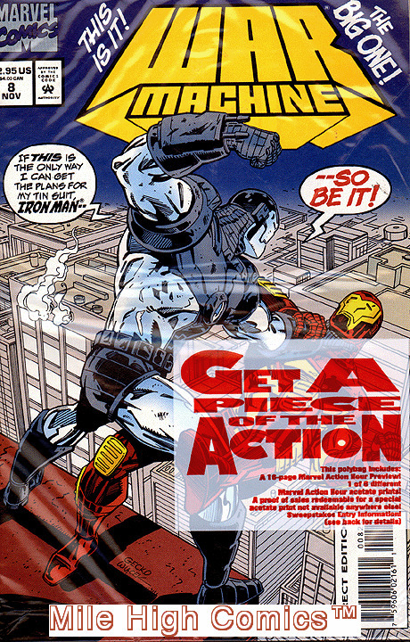 WAR MACHINE (1994 Series) #8 BAGGED Good Comics Book | Comic Books ...