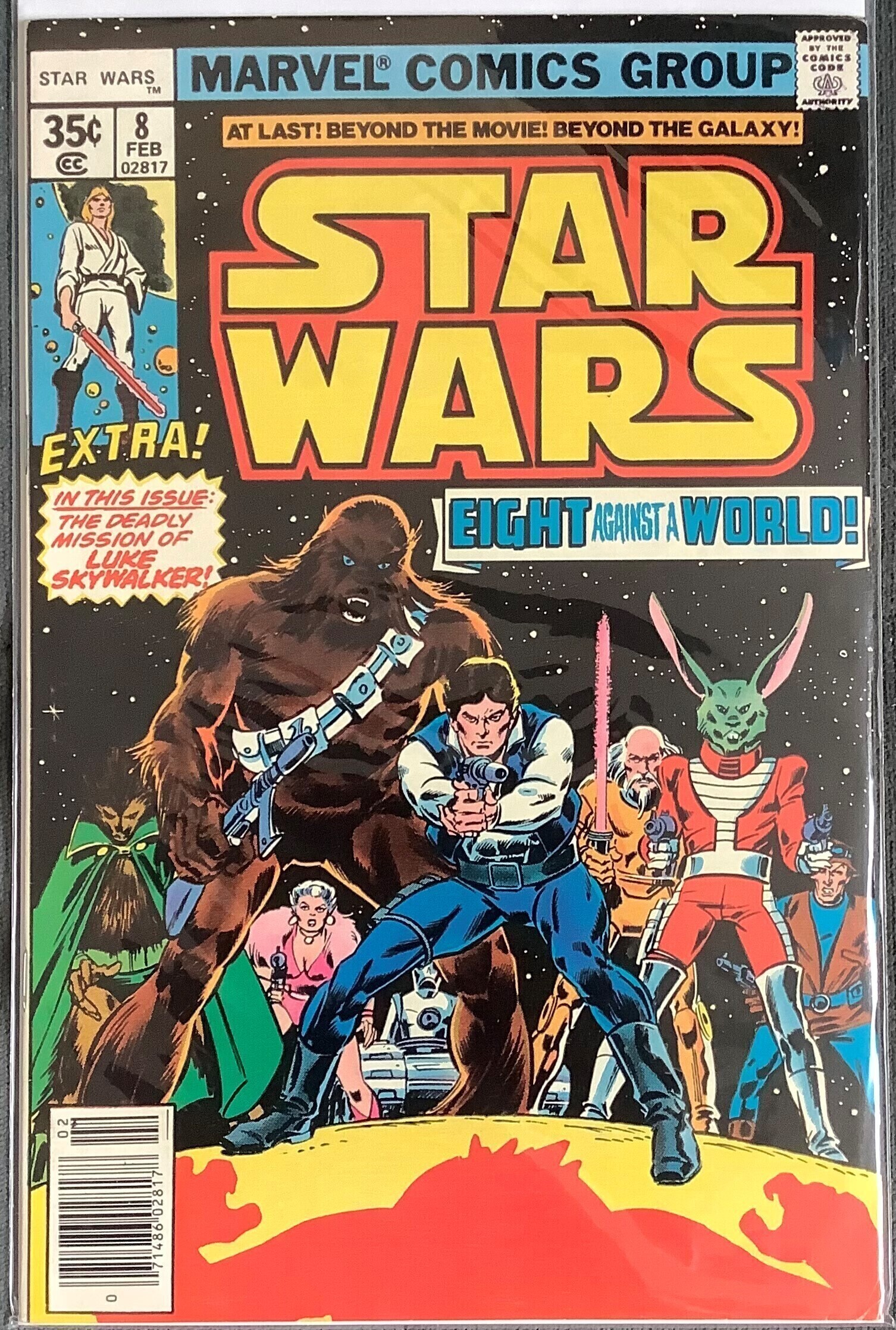 Star Wars #8 (1978) 1st app Amaiza Foxtrain, Jaxxon, Don-Wan Kihotay ...