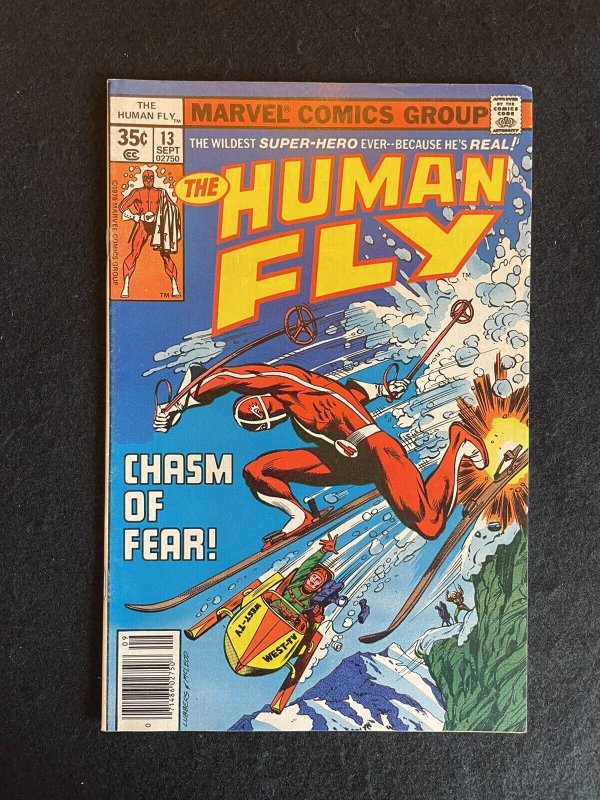 The Human Fly #13 (1978) "Chasm of Fear!" -Newsstand - Marvel Comics ...