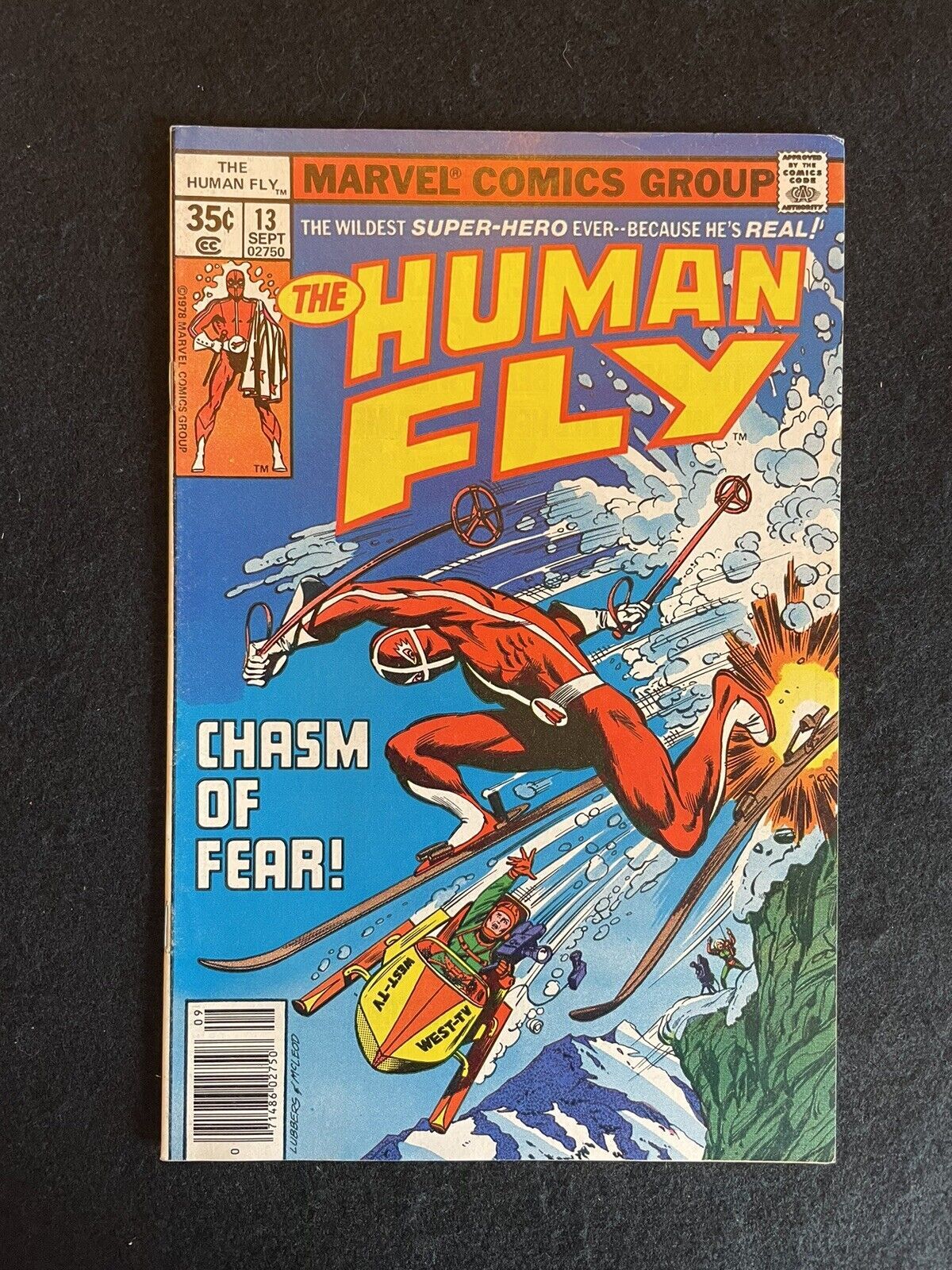 The Human Fly #13 (1978) "Chasm of Fear!" -Newsstand - Marvel Comics ...