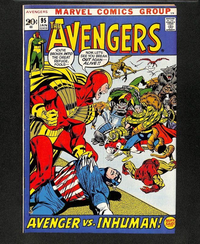 Avengers #95 Neal Adams Cover and Art Roy Thomas! | Full Runs & Sets ...
