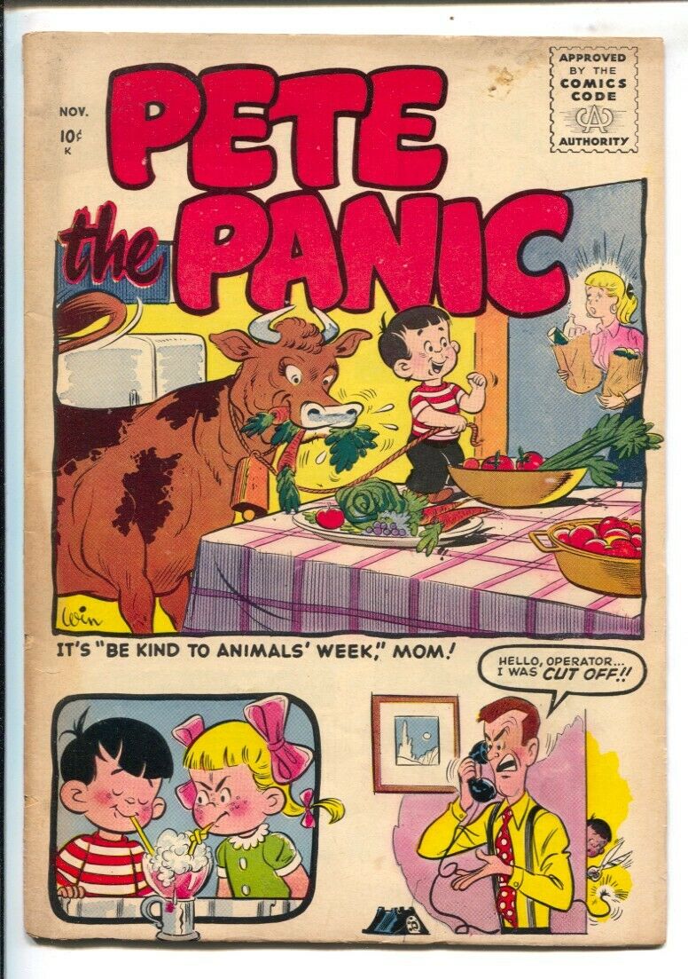 Pete The Panic 1955-Standard-1st and only issue-no #-Dennis The Menace ...