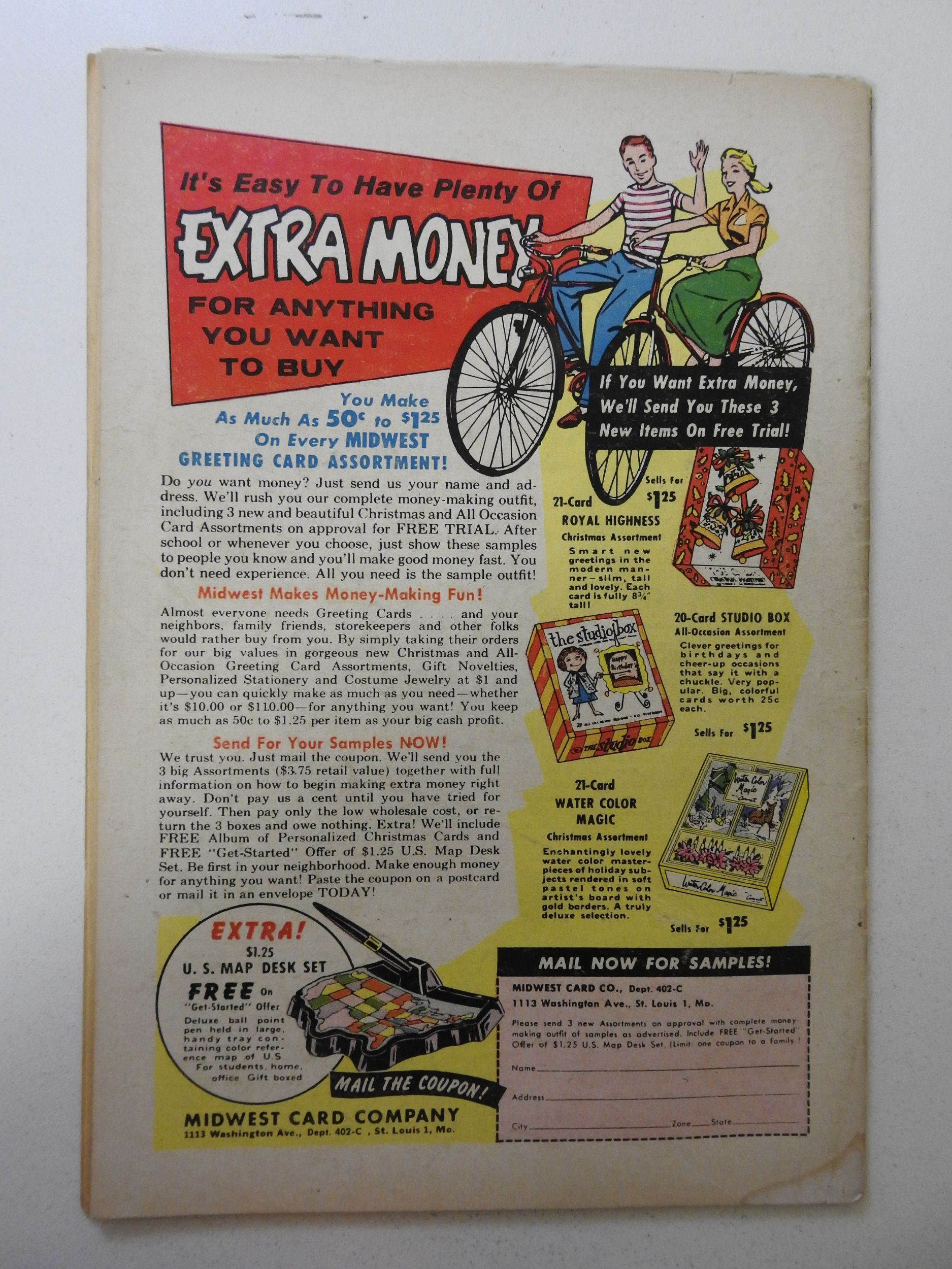 Action Comics #267 (1960) VG Condition moisture stain, 1 in tear fc ...