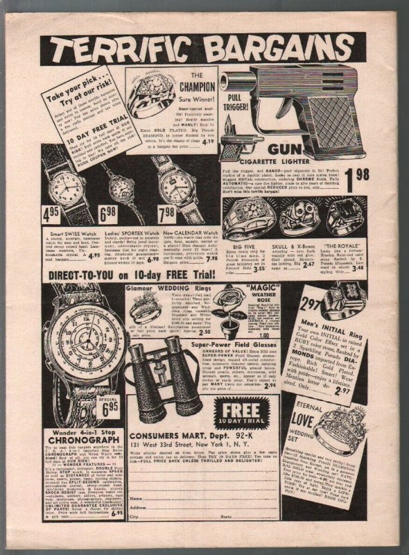 Whisper 11/1951-Peter Driben pin-up girl cover-girl pirates-spicy pix ...