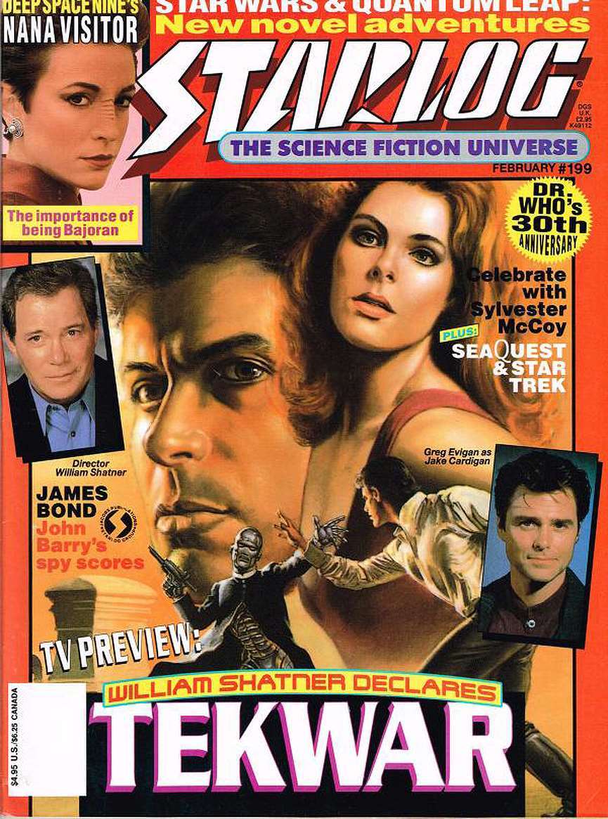 Starlog #199 FN ; Starlog | Magazine William Shatner TekWar | Comic ...