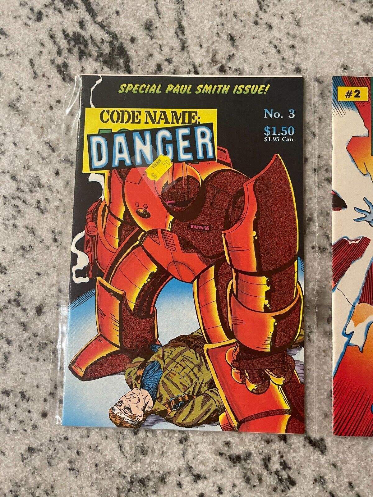 Lot Of 3 Codename Danger Comic Books # 1 2 3 NM Harris Cover Art RH1 ...