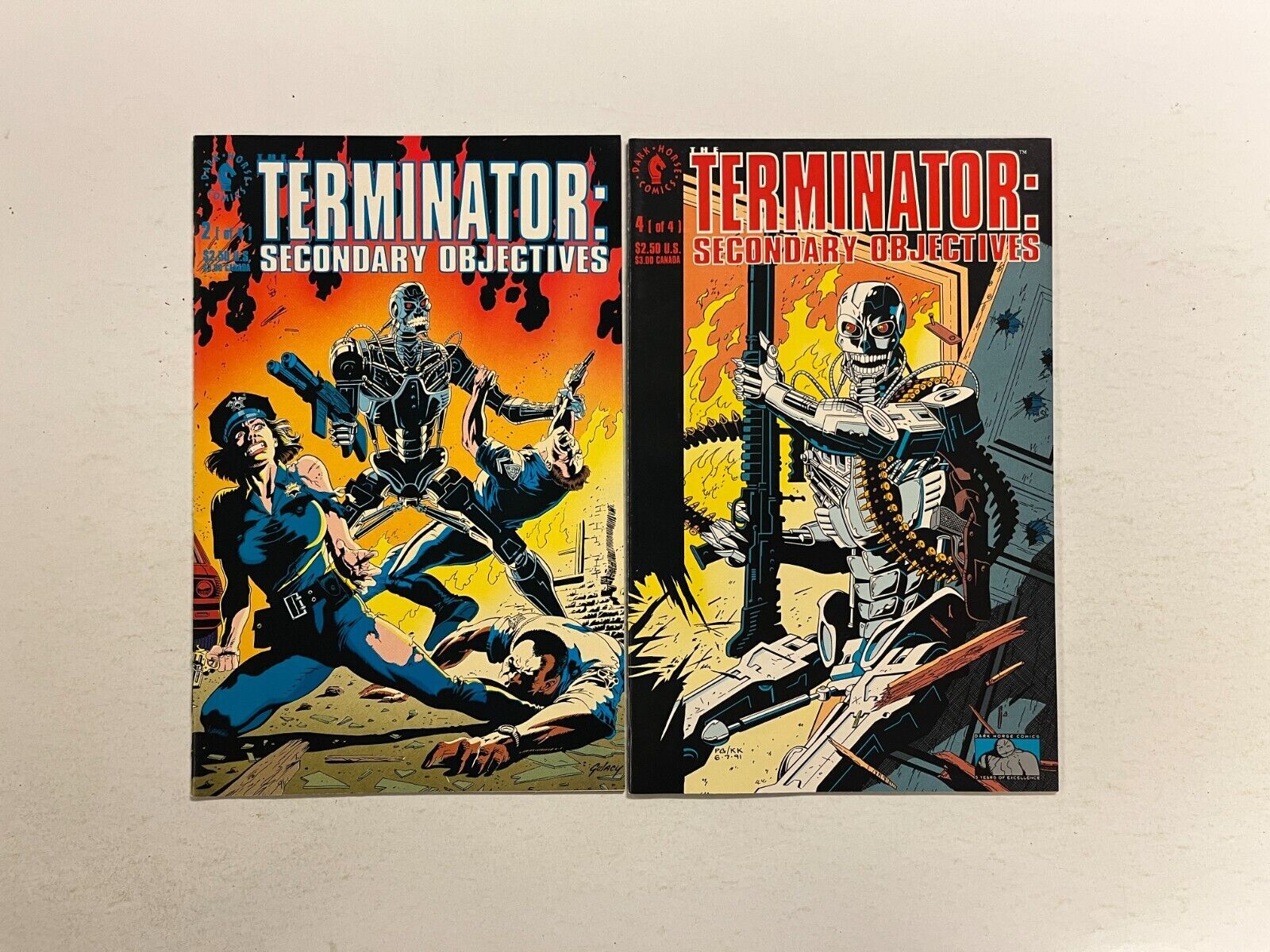 Terminator Secondary Objectives Complete Dark Horse Comics #1 2 3 4 107 ...