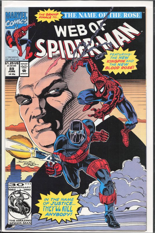 Web of Spider-Man #89 (1992) Spider-Man | Comic Books - Modern Age ...