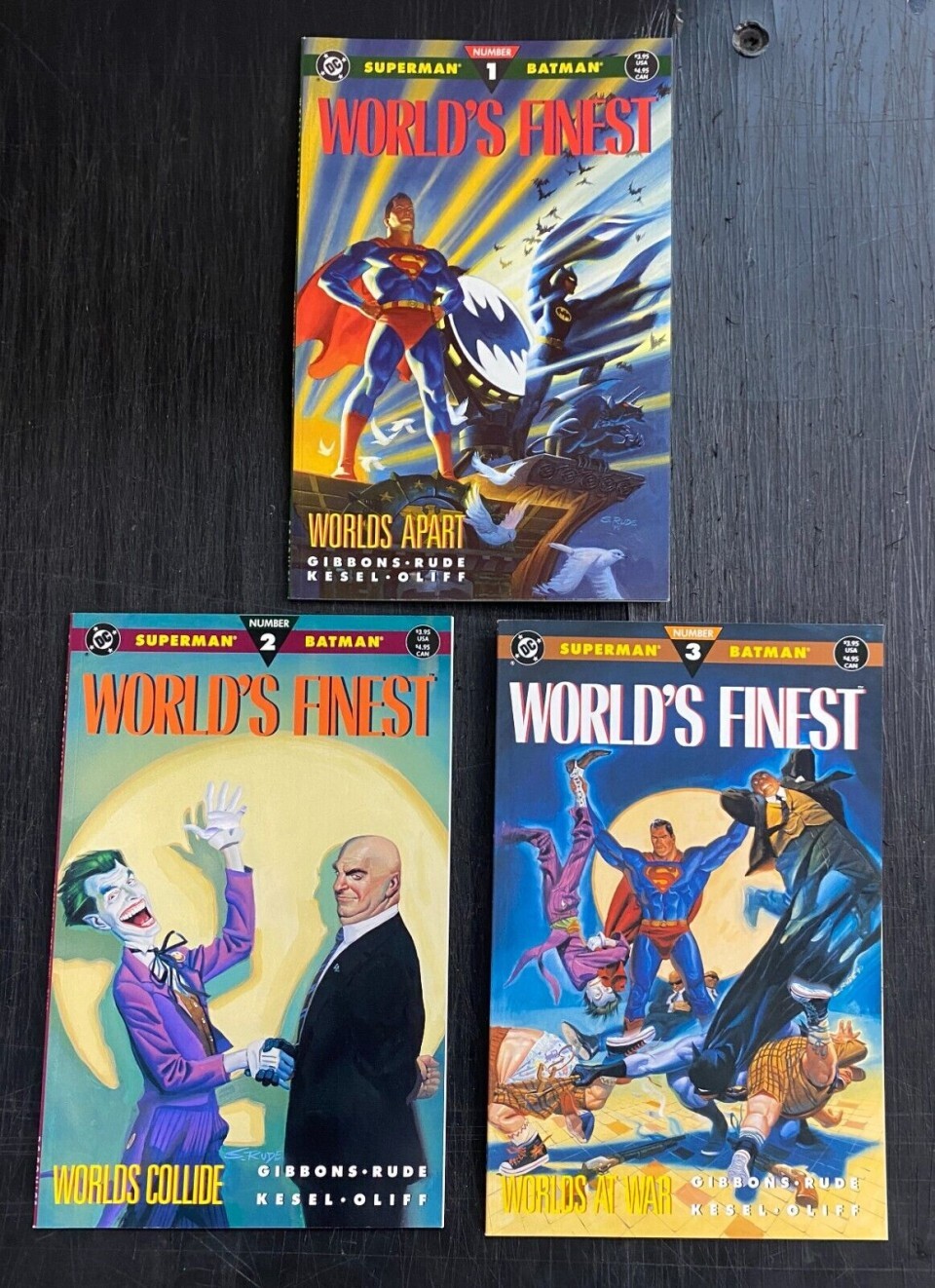 World’s Finest (1990) #'s 1 2 3 Complete NM (9.4) Lot Steve Rude Dave ...