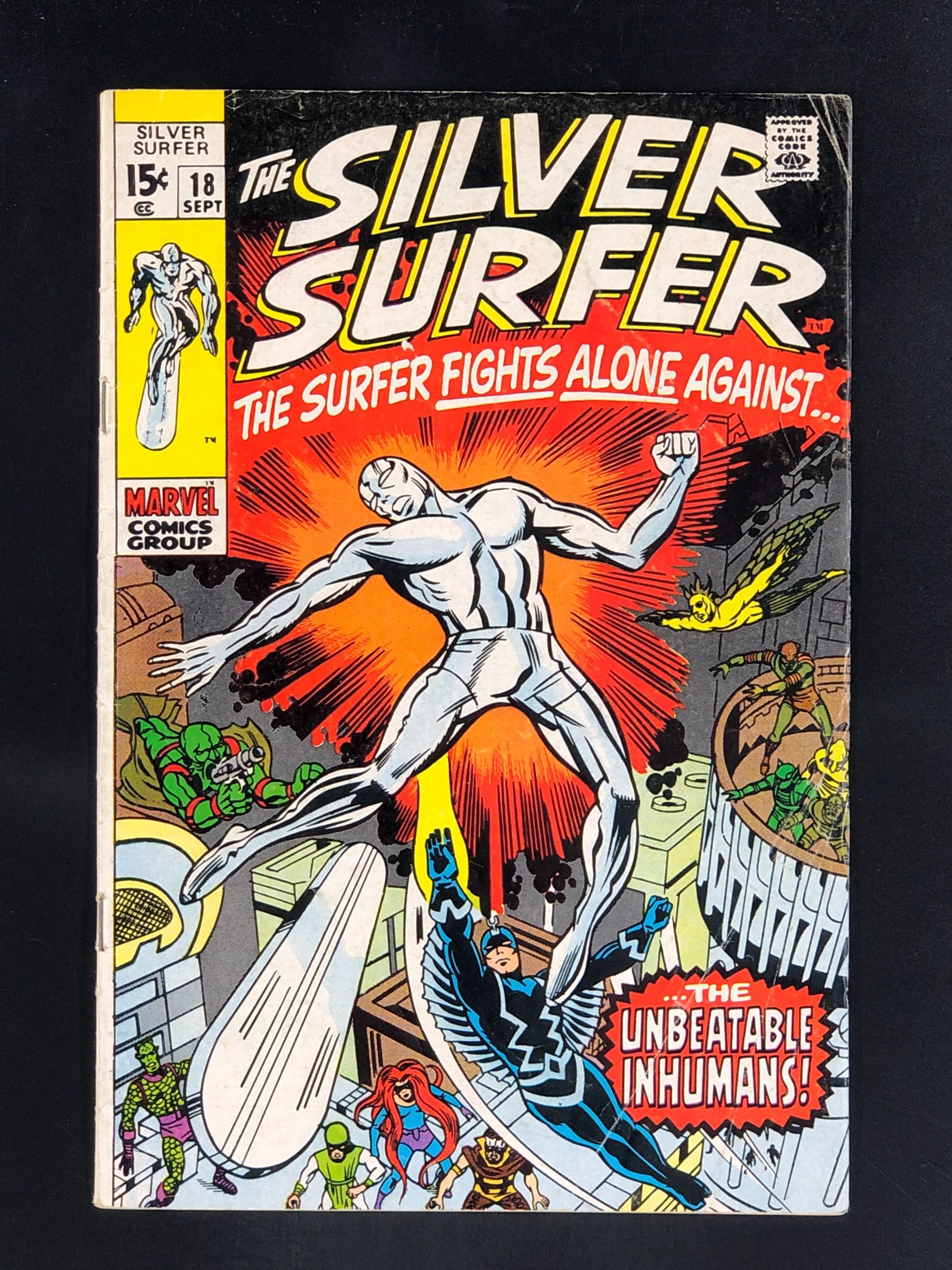 The Silver Surfer #18 (1970) Scarce, Final Issue | Comic Books - Bronze ...