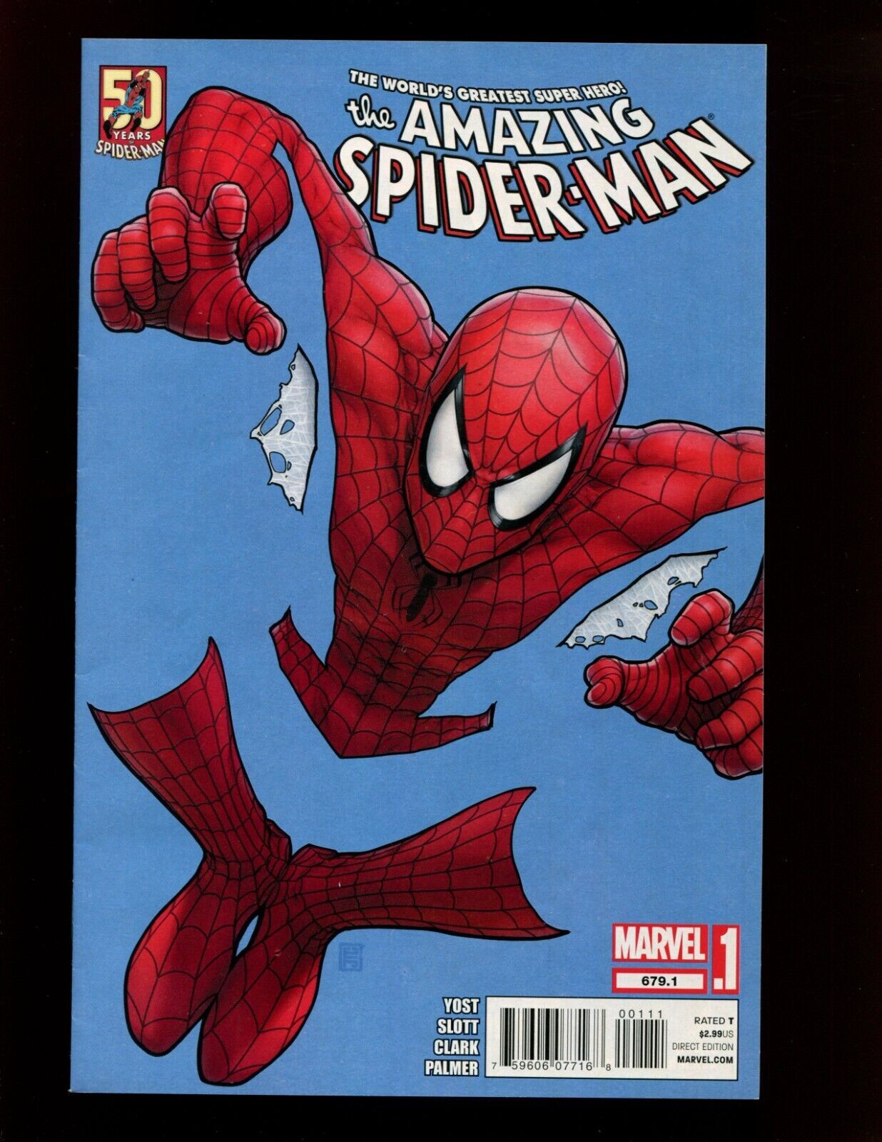 AMAZING SPIDER-MAN #679.1 - John Tyler Christopher Cover Art (9.0) 2012 ...