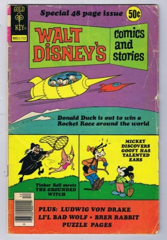 Walt Disney's Comics and Stories #447 ORIGINAL Vintage 1977 Gold Key ...