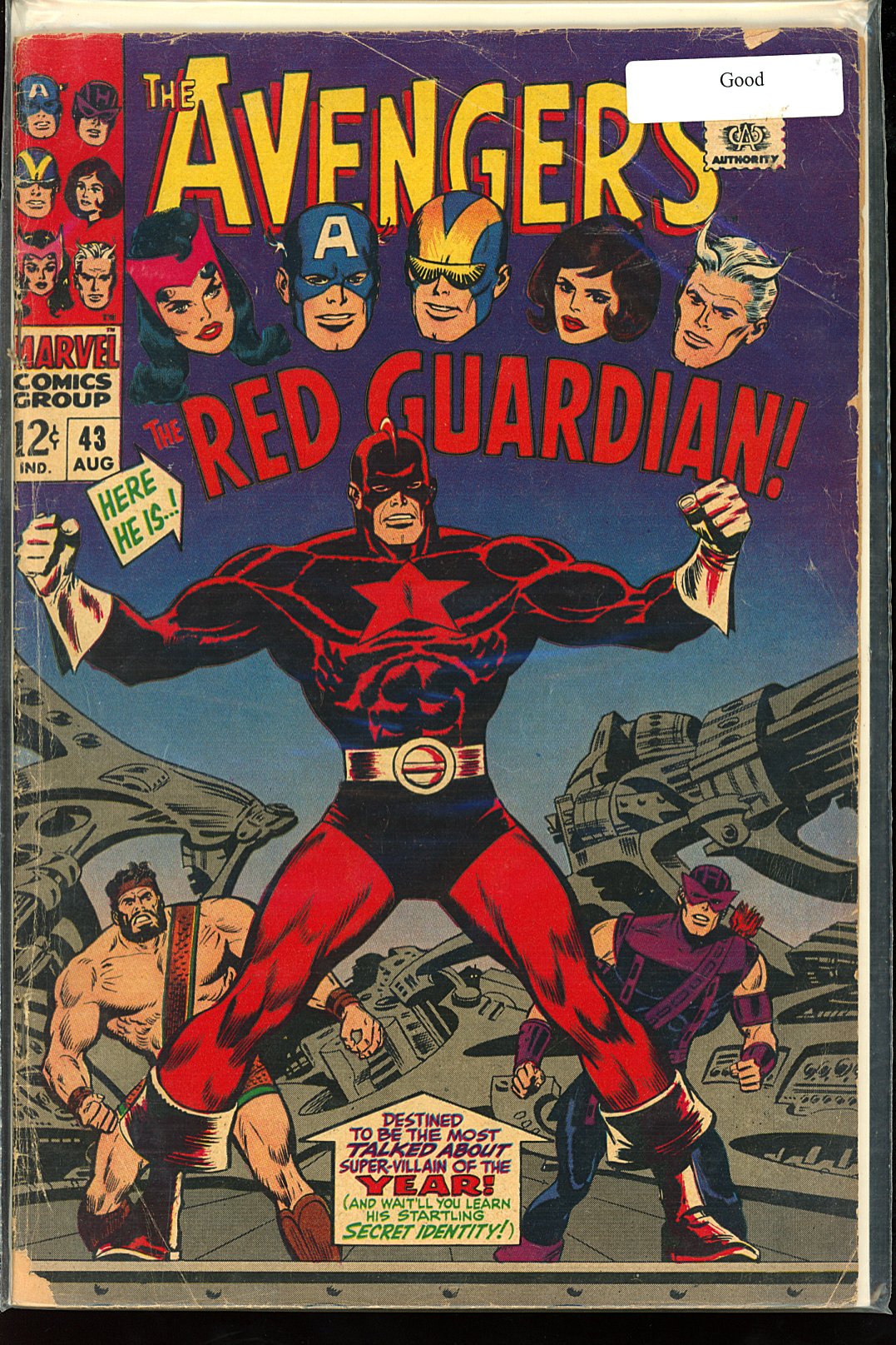 The Avengers #43 (1967) ***Label on bag not on Comic*** | Comic Books ...