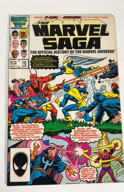 The Marvel Saga The Official History of the Marvel Universe #16 (1987 ...