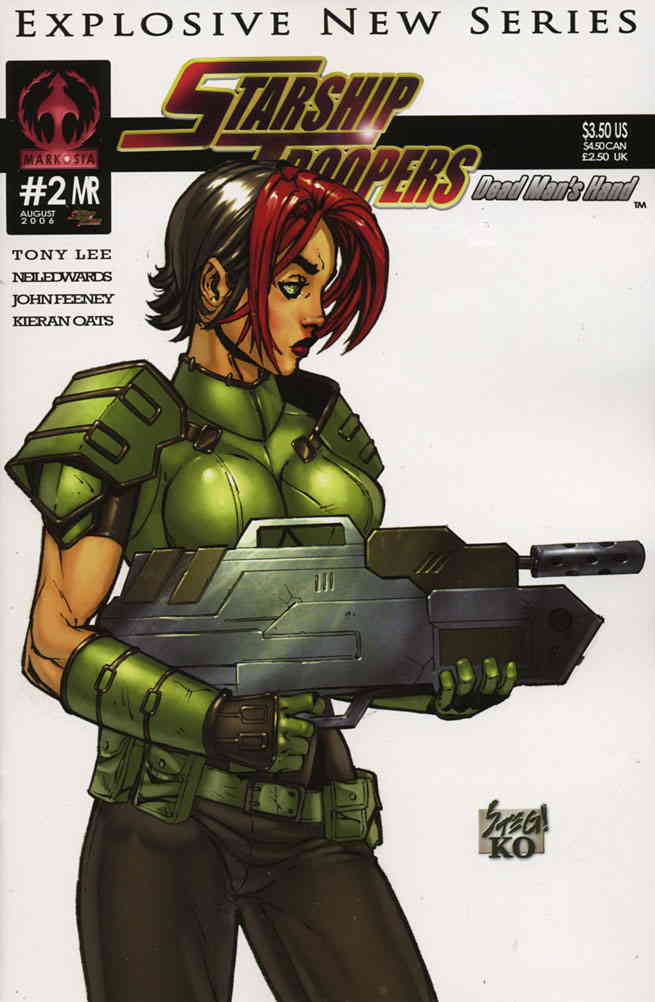Starship Troopers: Dead Man's Hand #2B VG ; Markosia | low grade comic ...