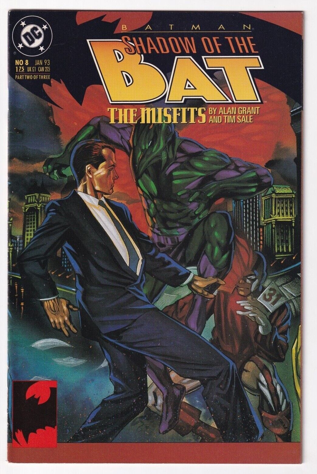Batman Shadow Of The Bat #8 Misfits January 1993 DC Alan Grant Tim Sale ...