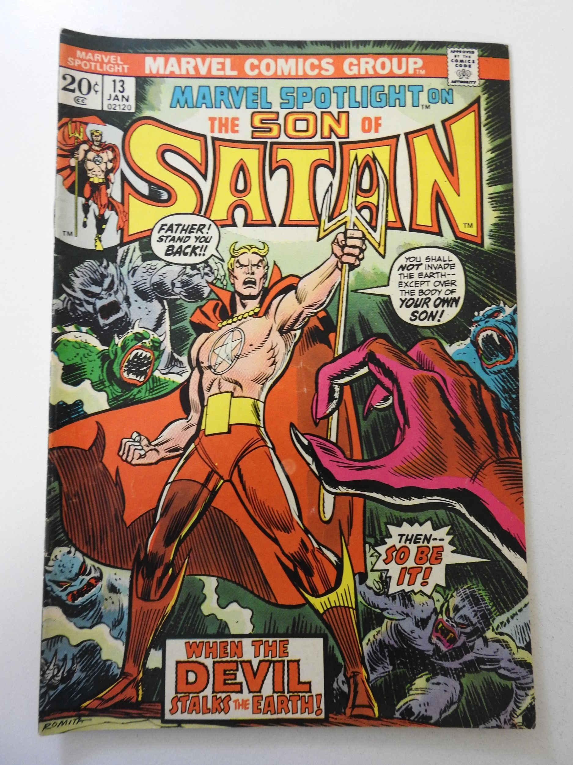Marvel Spotlight #13 (1974) VG/FN Condition! moisture stain | Comic ...