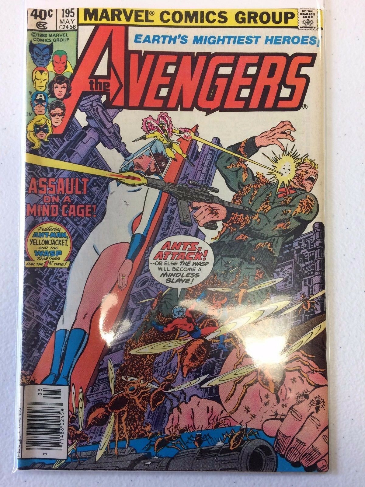 The Avengers #195 Comic Book Marvel 1980 - 1st Taskmaster Cameo | Comic ...
