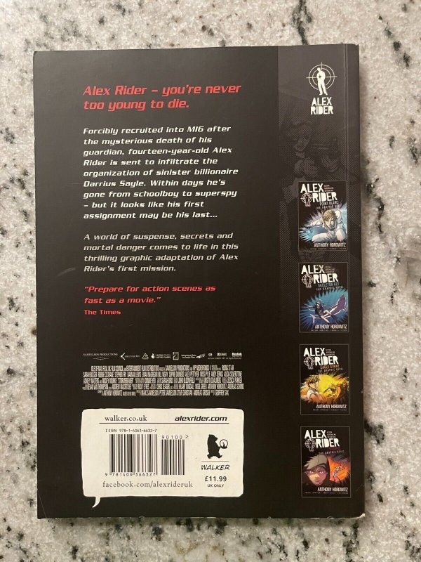 Alex Rider Stormbreaker Graphic Novel Comic Book Anthony Horowitz ...