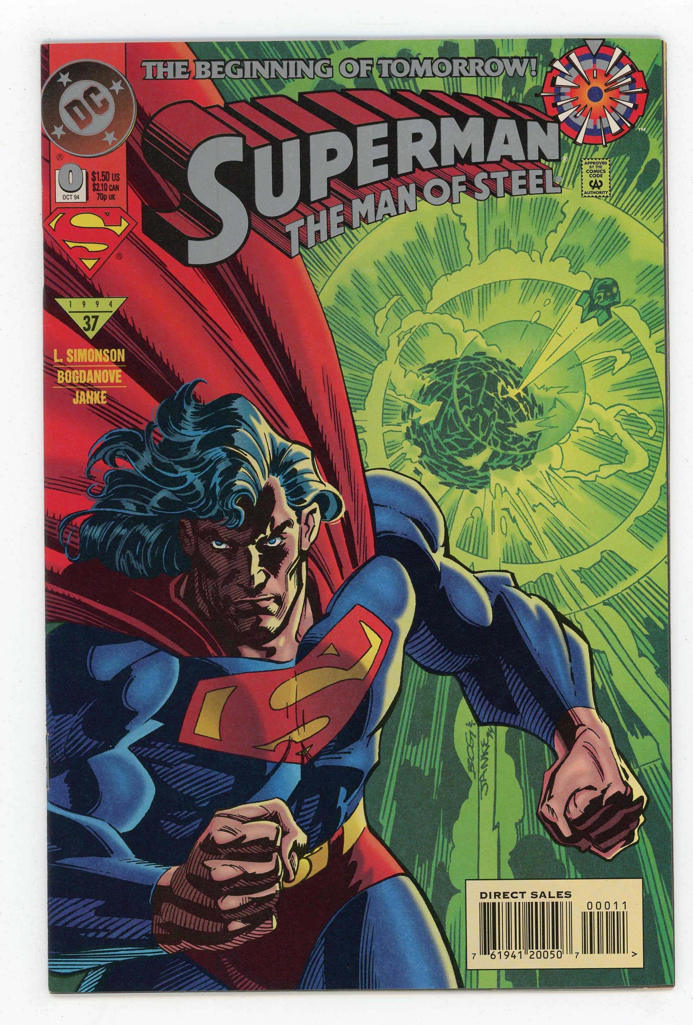 Superman: The Man of Steel #0 Louise Simonson 1st Conduit NM- | Comic ...