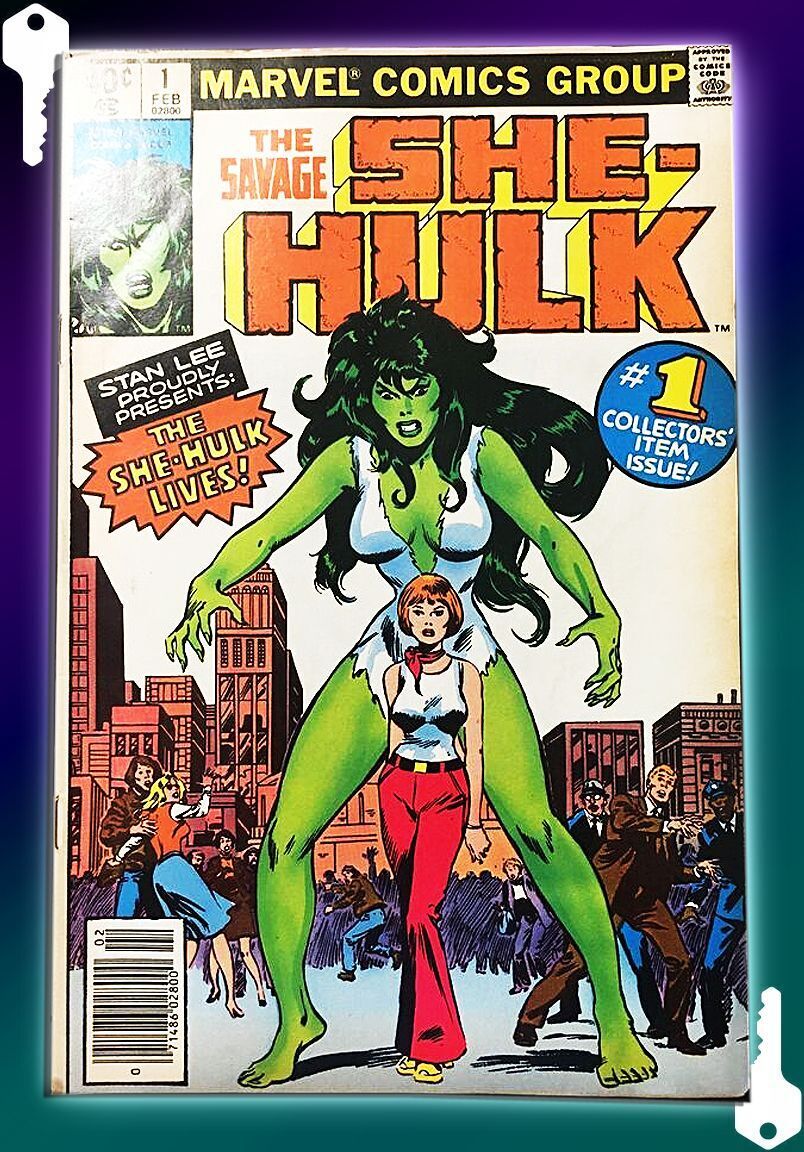 She-Hulk #1 (1980) Newsstand Key 1st Origin Jennifer Walters MCU ...
