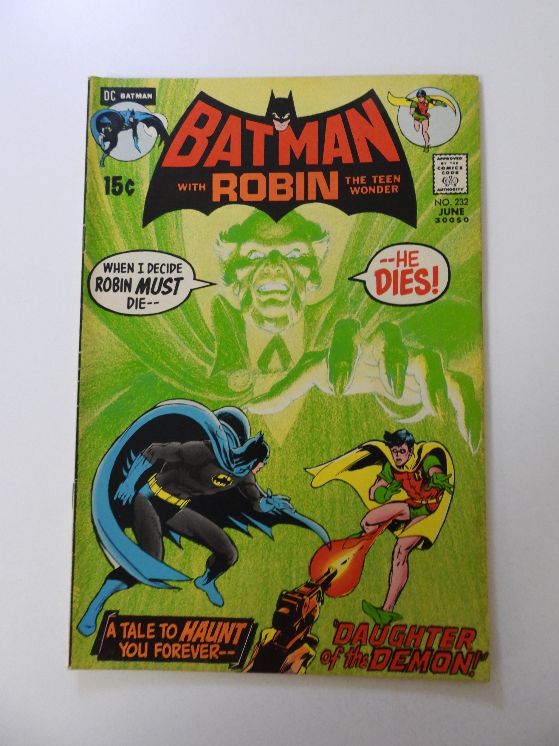 Batman #232 (1971) 1st appearance of Ra's al Ghul FN/VF condition ...